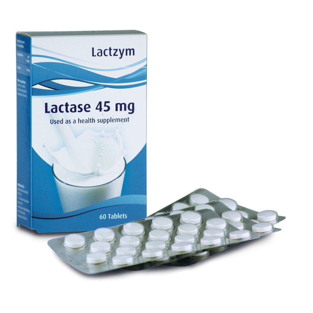 Lactzym Lactase Enzyme 45mg 20's / 60's (Exp: JULY 2025) For Lactose ...