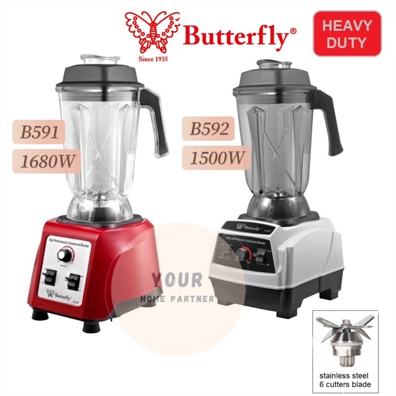 Butterfly Commercial Heavy Duty Blender B591 / B592 2.5L | Shopee Malaysia