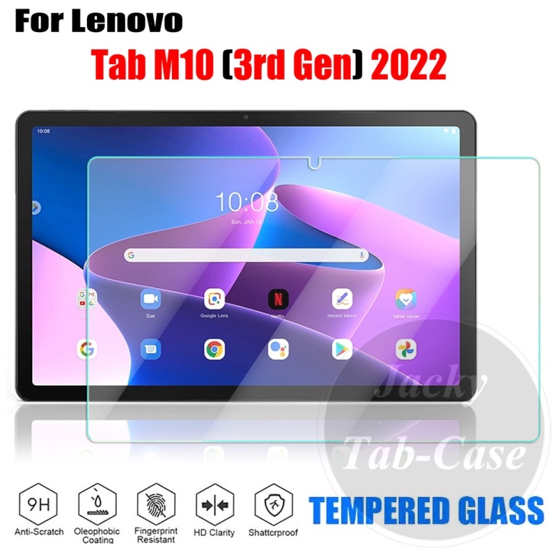 Lenovo Tab M10 (3rd Gen) 10.1" 2022 Tablet 9H Tempered Glass Anti-scratch Screen Protector Guard ...