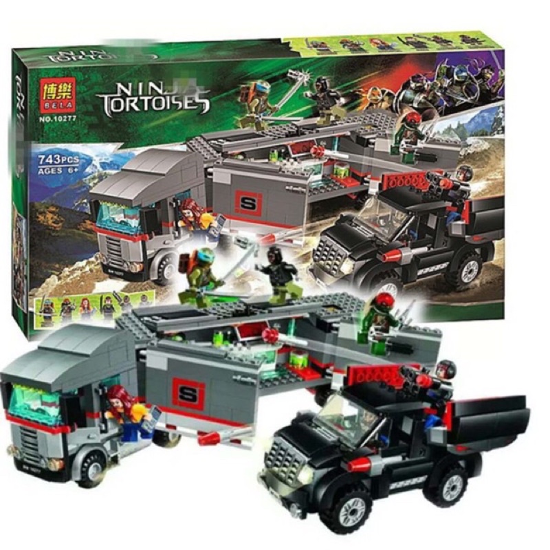 Building Blocks: Ninja Turtles - Big Rig Snow Getaway (Bela 10277 ...