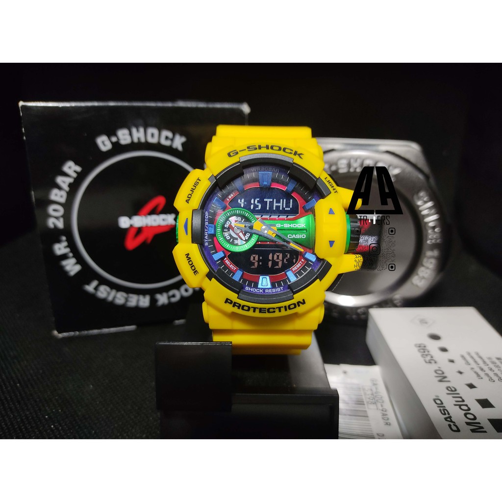 Casio G-SHOCK GA-400A-9DR | Shopee Malaysia