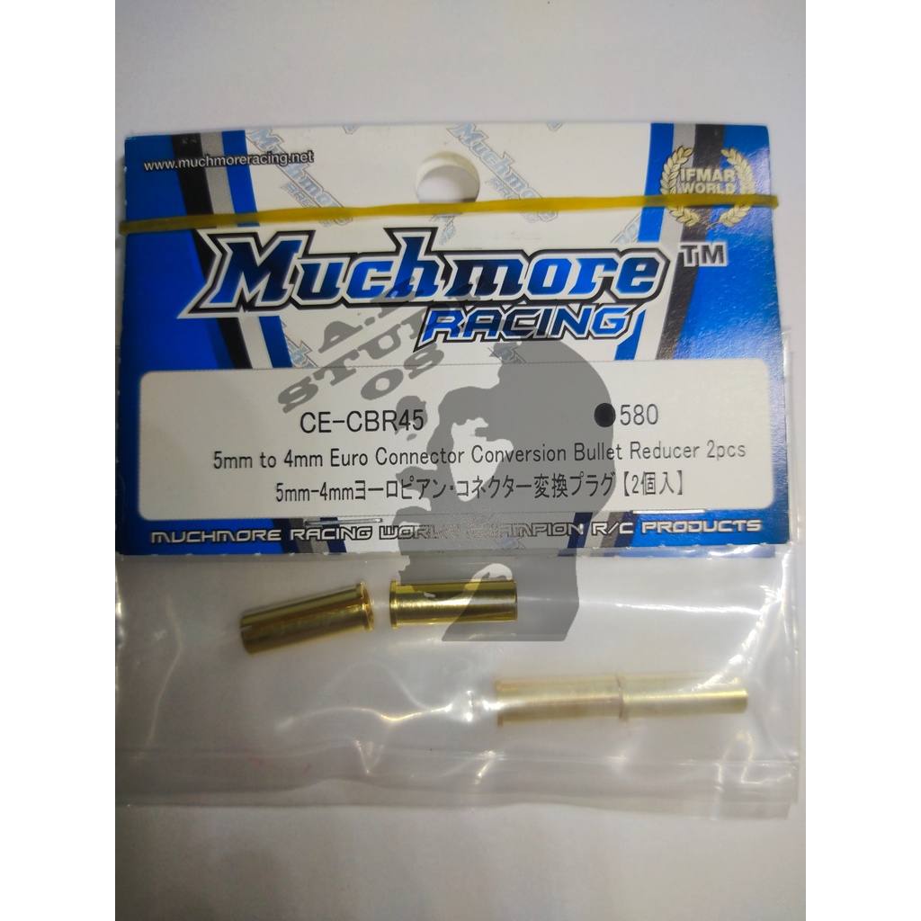 MUCHMORE RC CE-CBR45 5mm TO 4mm EURO CONNECTOR CONVERSION BULLET REDUCER (2PCS) | Shopee Malaysia