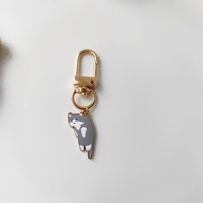Key chains Hanging Cat Key Chain Cute Pendant Mobile Phone Decoration ...