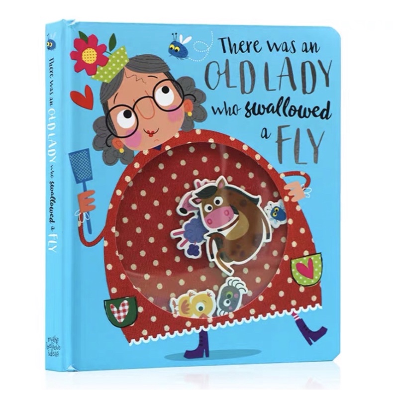 There Was An Old Lady Who Swallowed A Fly (Board Book)(Slight defect ...