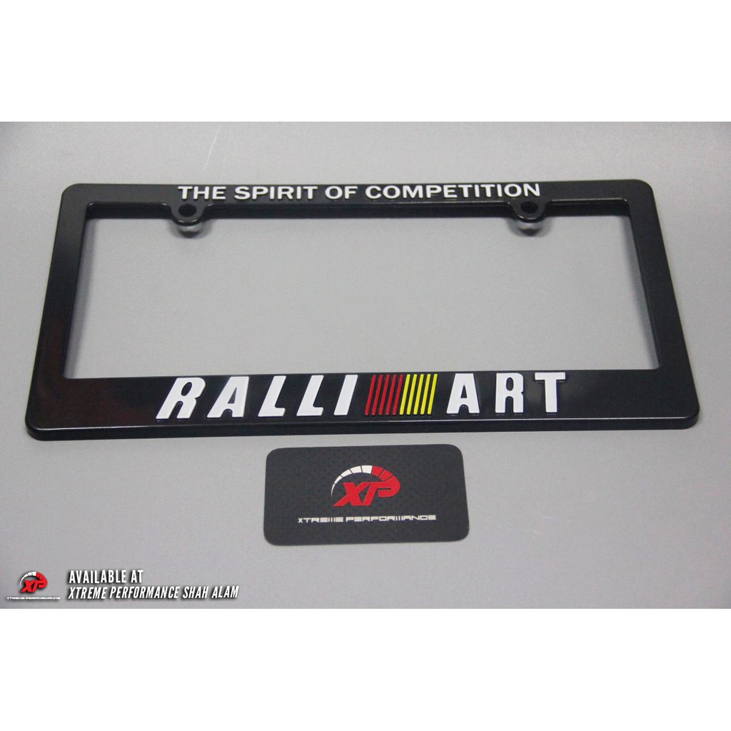 ORIGINAL READY STOCK FRAME NUMBER PLATE 28CM X 10CM RALLIART | Shopee ...