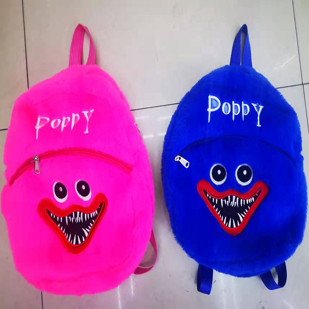 Poppy Playtime Plush Backpack Huggy Wuggy Plushie Cartoon Game Stuffed ...