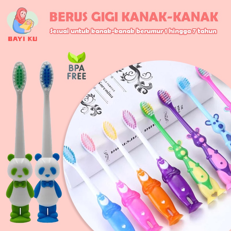 Bayiku | Berus Gigi Kanak-kanak 1-12 Tahun Kids Children's Toothbrush ...