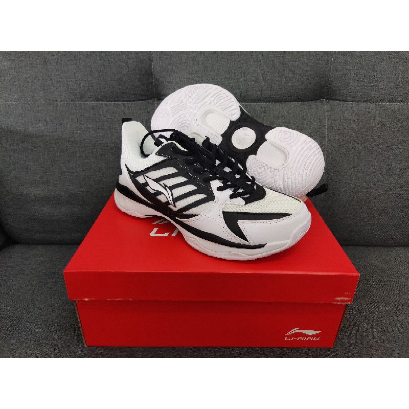 Li-Ning Halberd II Lite Badminton Shoes (White/Standard Black) | Shopee ...