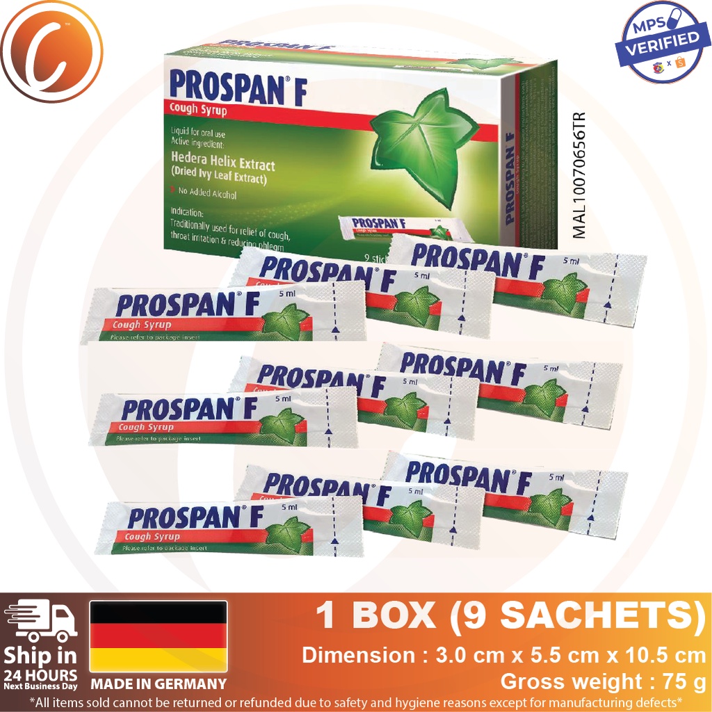 PROSPAN/PROSPAN F Cough Syrup 100/200ML/9PACKS | Shopee Malaysia