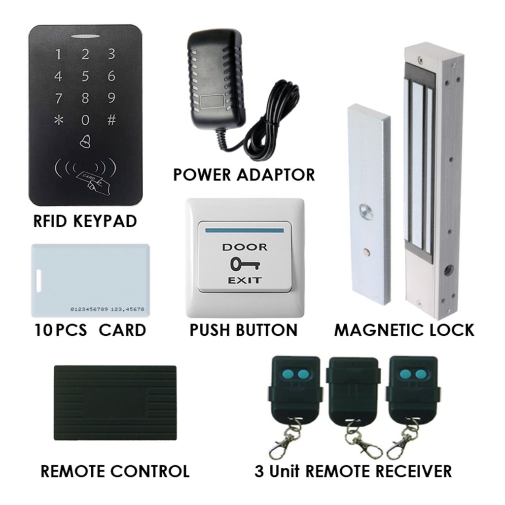 RFID Door Access Control System D99 / KM99 With Electric 600lbs (280KG ...