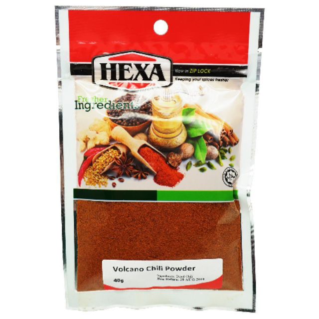 HEXA Volcano Chili Powder 40g | Shopee Malaysia