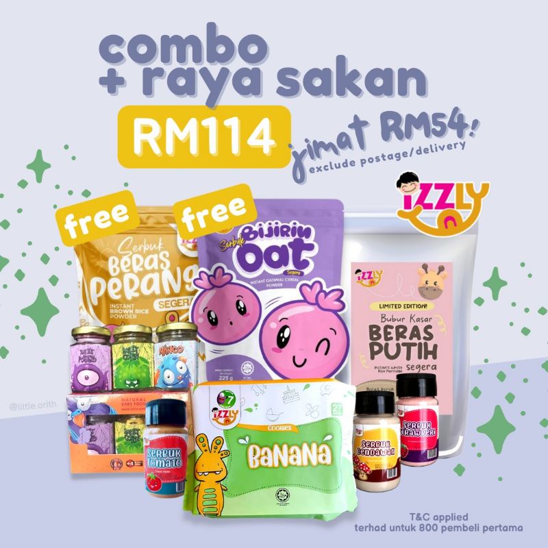 IZZLY - COMBO RAYA SAKAN | Shopee Malaysia