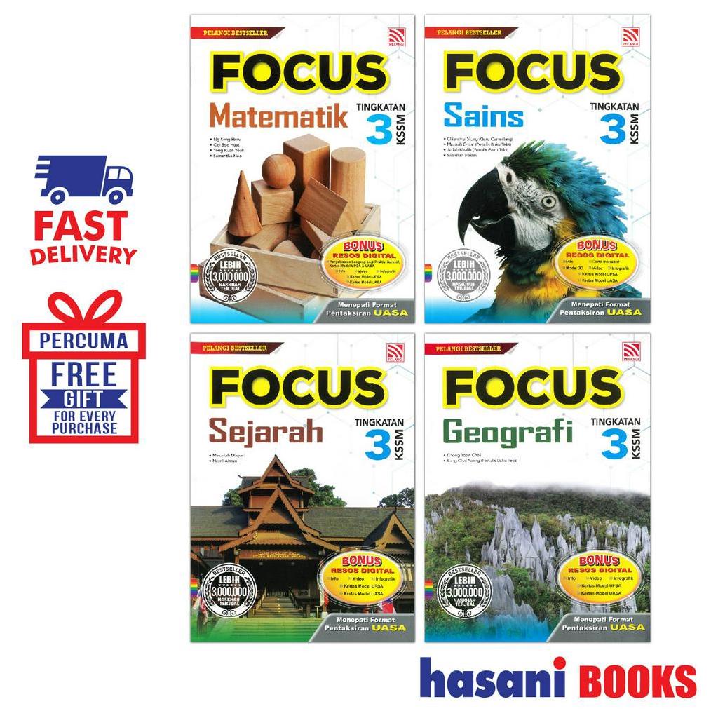 Hasani Pelangi Buku Rujukan Focus Tingkatan 3 | Shopee Malaysia