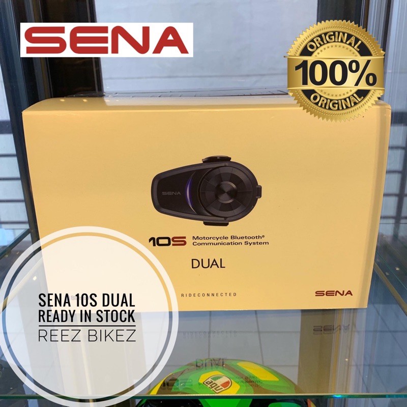 Sena 10S Bluetooth Headset - Dual Pack | Shopee Malaysia
