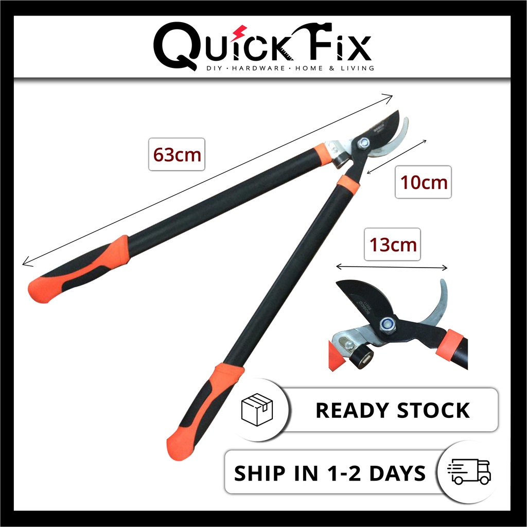 QuickFix Tree Branch Cutter Heavy Duty Trimmer Pruning Shears Garden ...