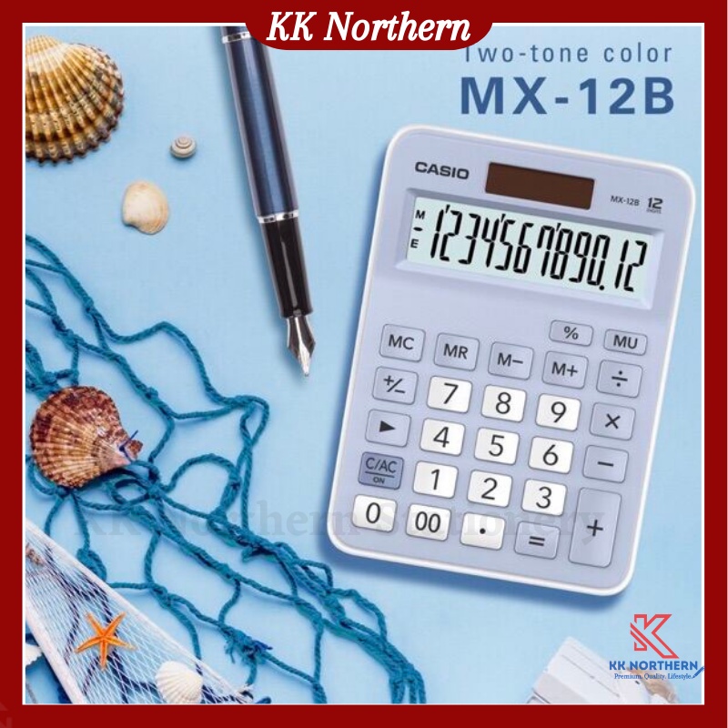 Original CASIO Calculator MX-12B Black Pink Green Calculator Kalkulator Small Stationery 12 ...