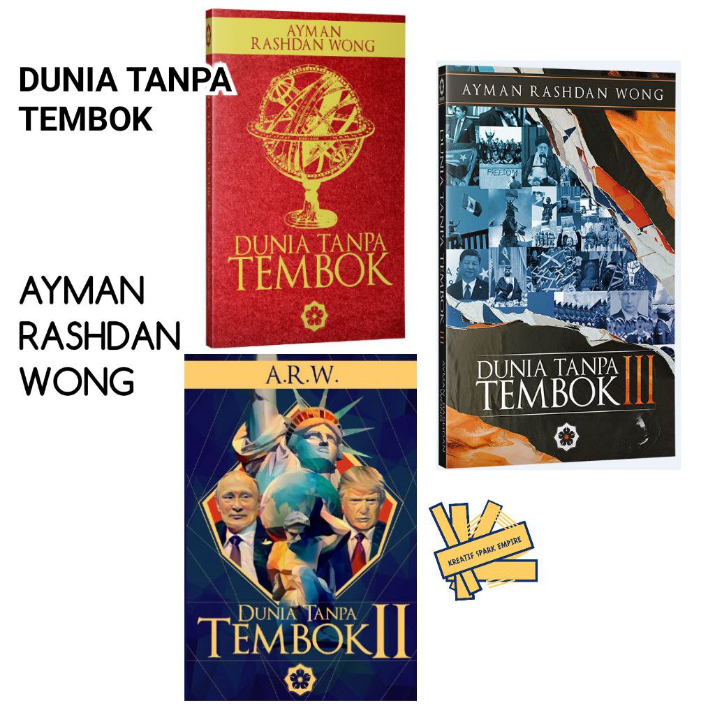 Buku : Dunia Tanpa Tembok 1 2 3 - Cover Baru ( Ayman Rashdan Wong ...