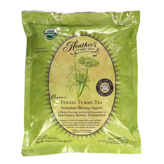 Heather's Tummy Care, Tummy Teas, Organic Fennel Tea, Caffeine Free, 16 ...