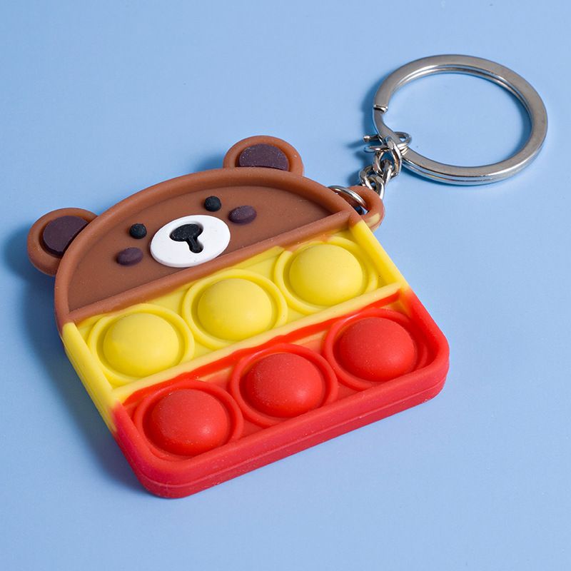 beetoys Mini Key Chain Pop It Fidget Toy Pop-Its Keychain 玩具迷你灭鼠先锋钥匙扣 ...