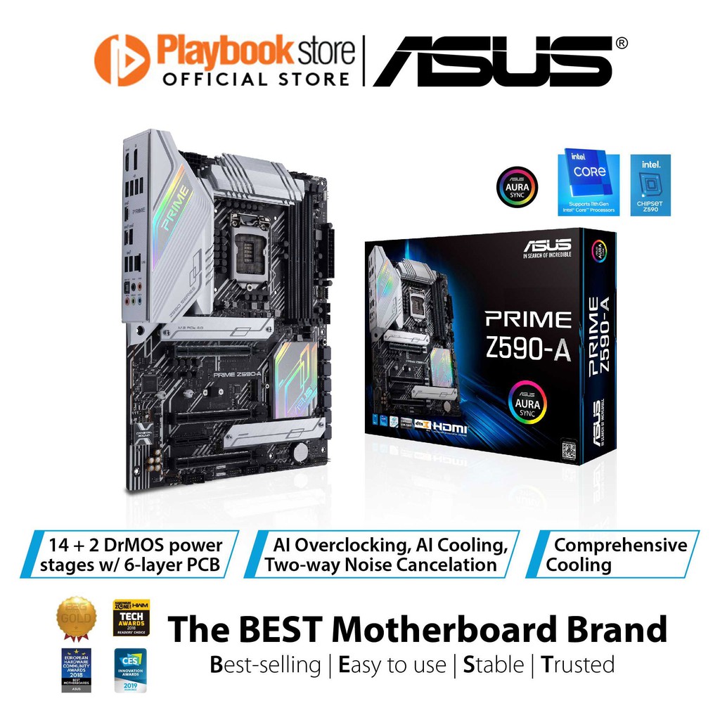 ASUS Prime Z590-A Intel Z590 (Lga 1200) Atx Motherboard | Shopee Malaysia
