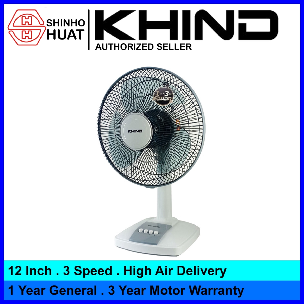Khind TF126SE Table Fan 12 Inch | Shopee Malaysia