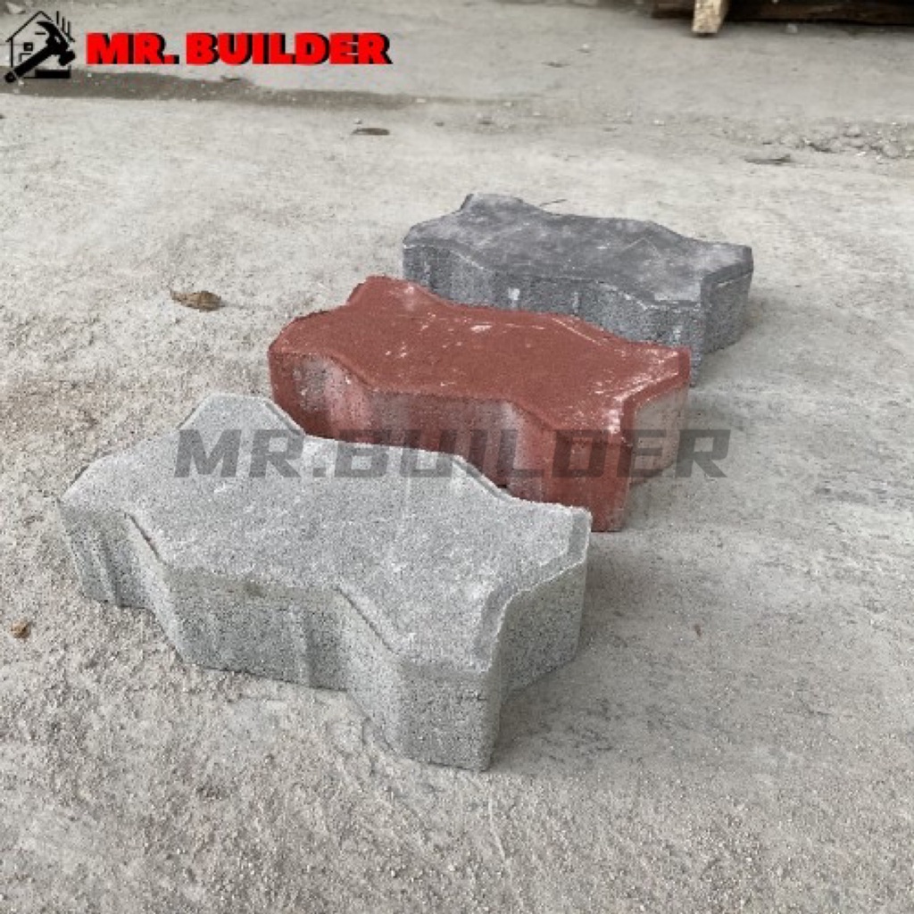 MR. BUILDER Z Paver 60MM 80MM Interlocking Paver Brick Bricks Pavers ...