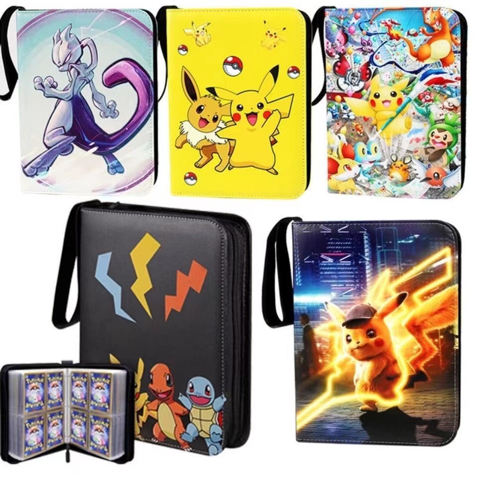 Spot Pokémon Card Book 4 Grid 50 Pages Gift Game Card Collector Cartoon ...