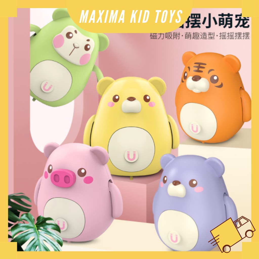 🔥MaximaKidsToy🔥TikTok Cute Walking Animal Toy Swinging Electric ...