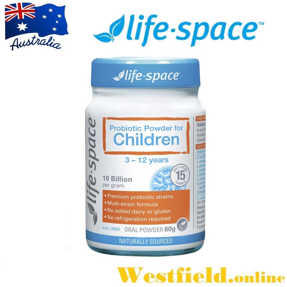 [Australia Import EXP 04/2026] Life Space Probiotic Powder for Children 3-12yrs old ( 60g ...