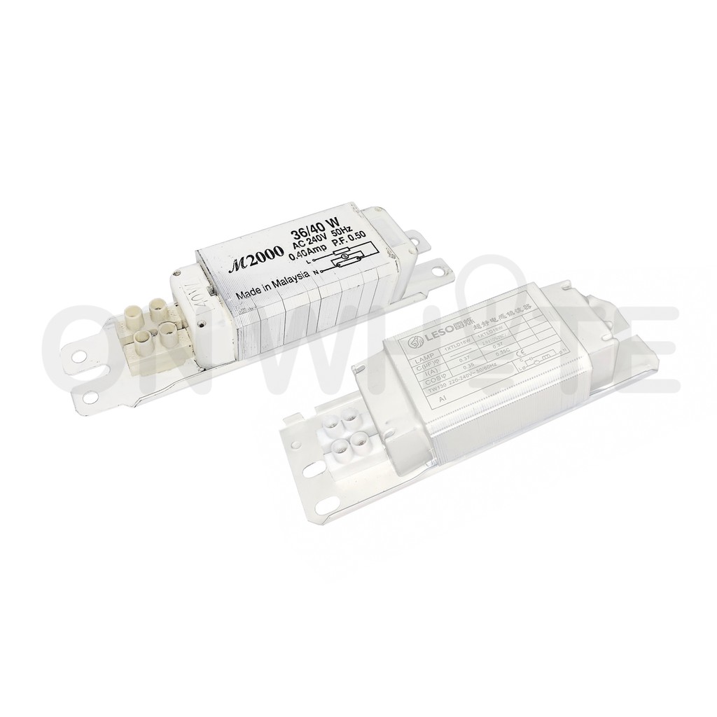 18W-20W / 36W-40W Fluorescent Lamp Ballast / Choke For Tube [W/O SIRIM] OLD STOCK | Shopee Malaysia