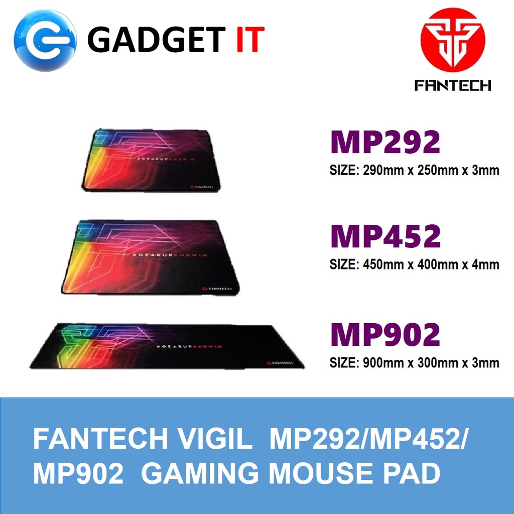 FANTECH VIGIL MP292 / MP452 / MP 902 GAMING MOUSE PAD | Shopee Malaysia