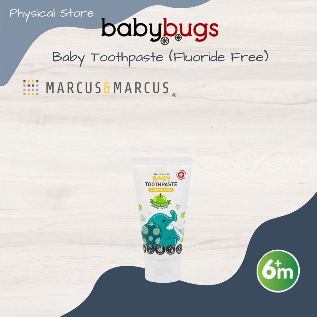 Marcus & Marcus Baby Toothpaste (Fluoride Free) | Shopee Malaysia