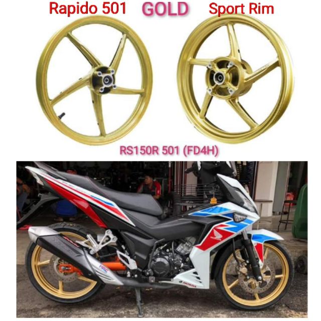 RS150 Rapido 501 Sport Rim 1.6 1.85 | Shopee Malaysia