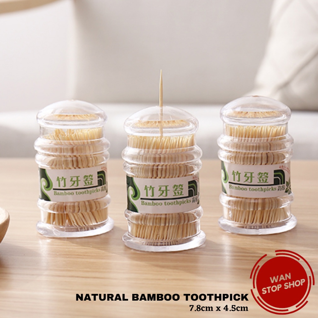 Bottle Bamboo Wooden Toothpick Disposable For Home Hotel Restaurant ...