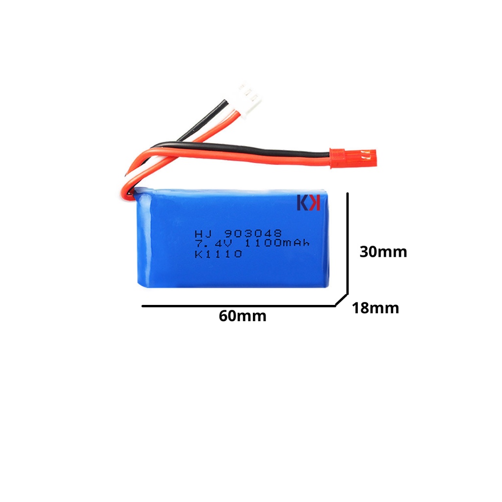 🔥Ready Stock🔥RC Battery 11.1V 9.6V 7.2V 4.8V 7.4V 6.0V 3.7V 3.6V li-po Rechargeable Battery ...
