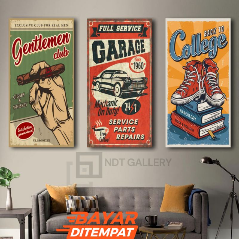 HIASAN DINDING Ndt[15x30] Aesthetic Retro Wall Decoration Vintage ...