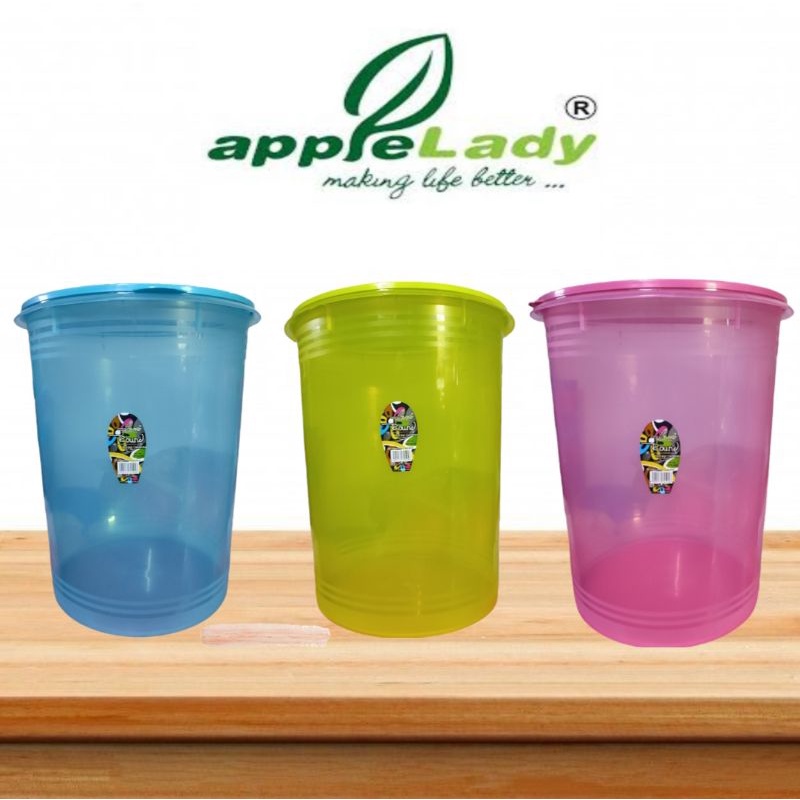 APPLELADY bekas bulat / bekas simpanan / bekas serbaguna / bekas beras ...