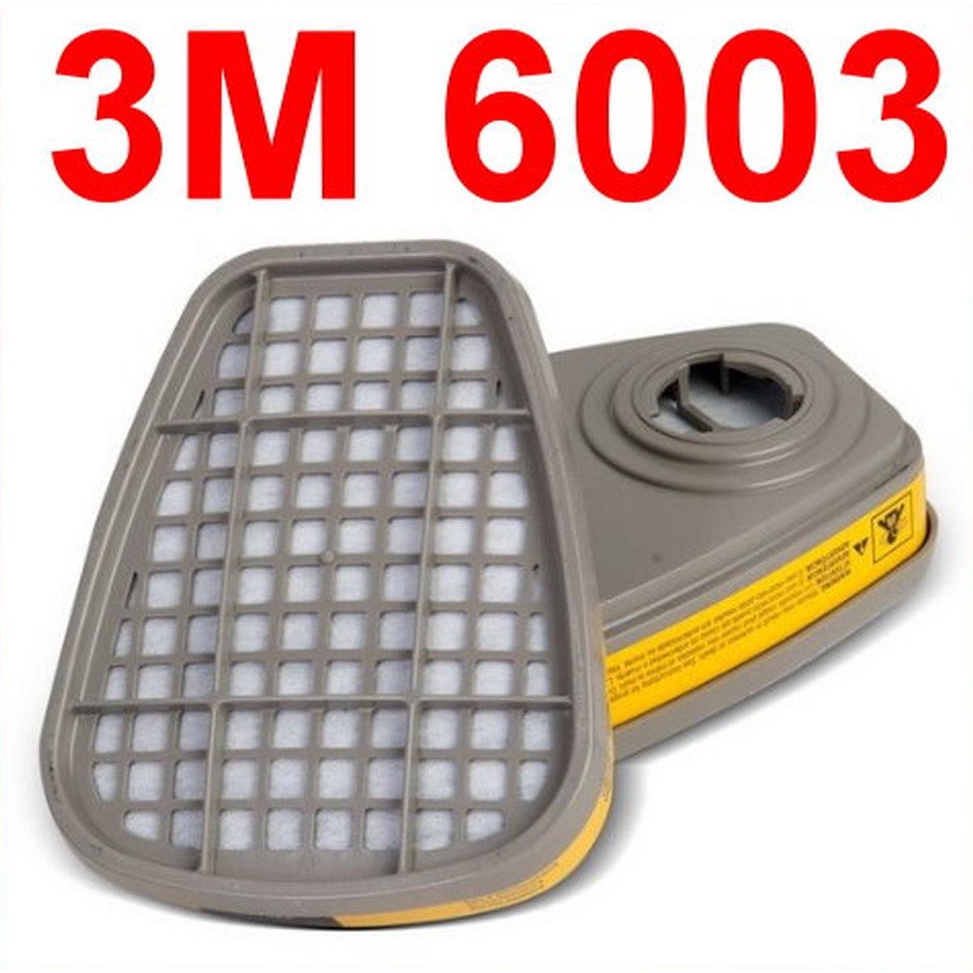 3M 6003 Organic Vapor/ Acid Gas Cartridge (Pack of 2) Mask Filter ...