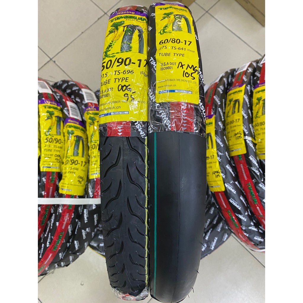 TIM SUN TS641 60/80-17 TS696 50/90 60/80 TIMSUN TYRE TAYAR | Shopee ...
