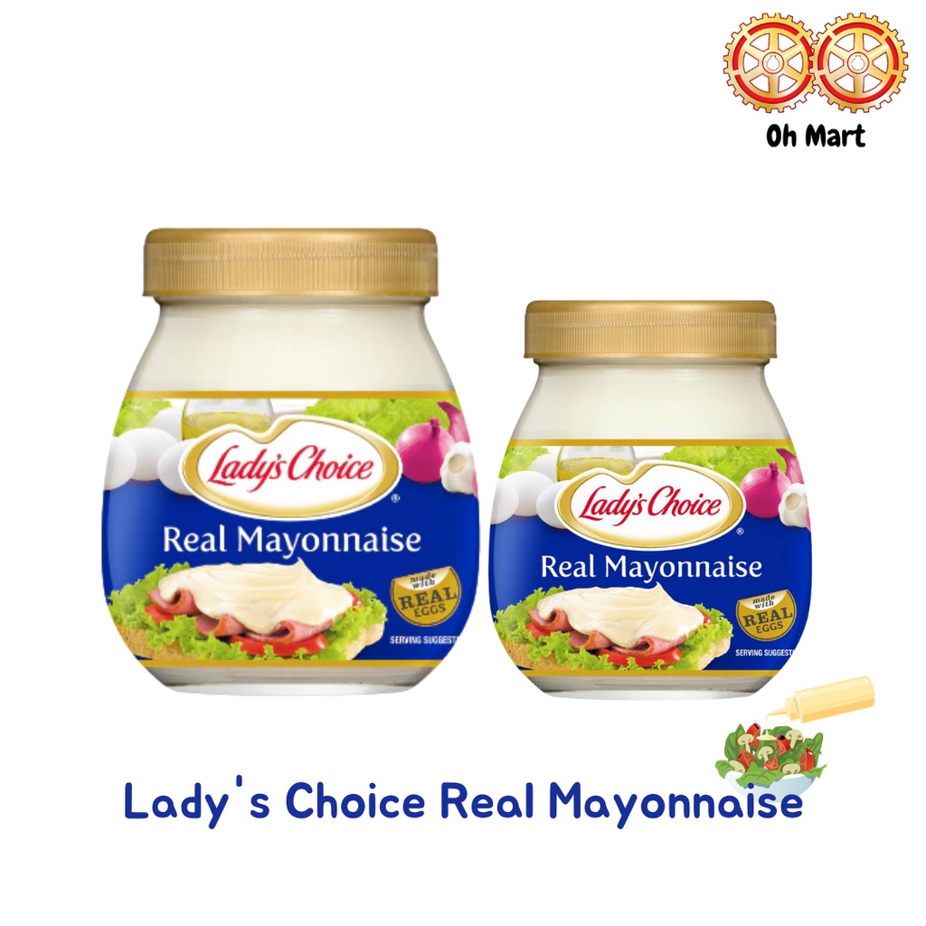 Lady's Choice Real Mayonnaise/ Mayonise Sebenar -450ml/205ml | Shopee ...