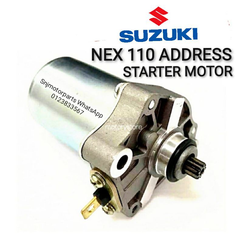 SUZUKI NEX110 ADDRESS STARTER MOTOR / ADDRESS HIGH QUALITY | Shopee ...