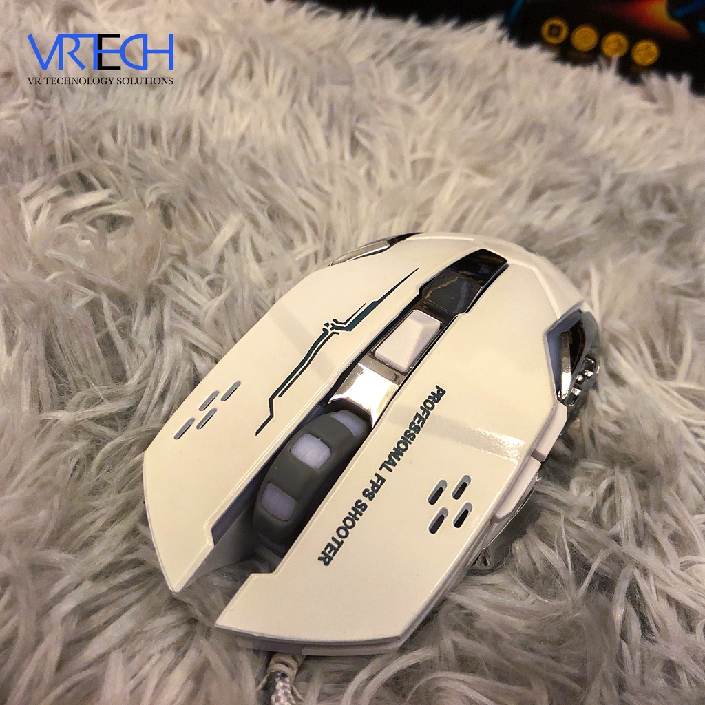 Gaming Mouse Lightning Mouse V6 Mice USB Wired Light Machinery Computer ...