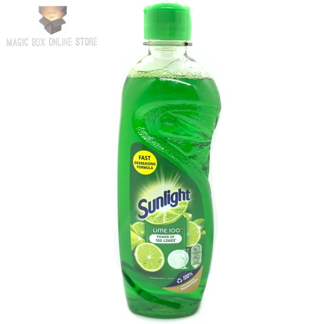 🔥READY STOCK🔥 SUNLIGHT LIME 100 DISH WASHING DETERGENT 400ML SABUN PINGGAN 洗碗液 | Shopee Malaysia
