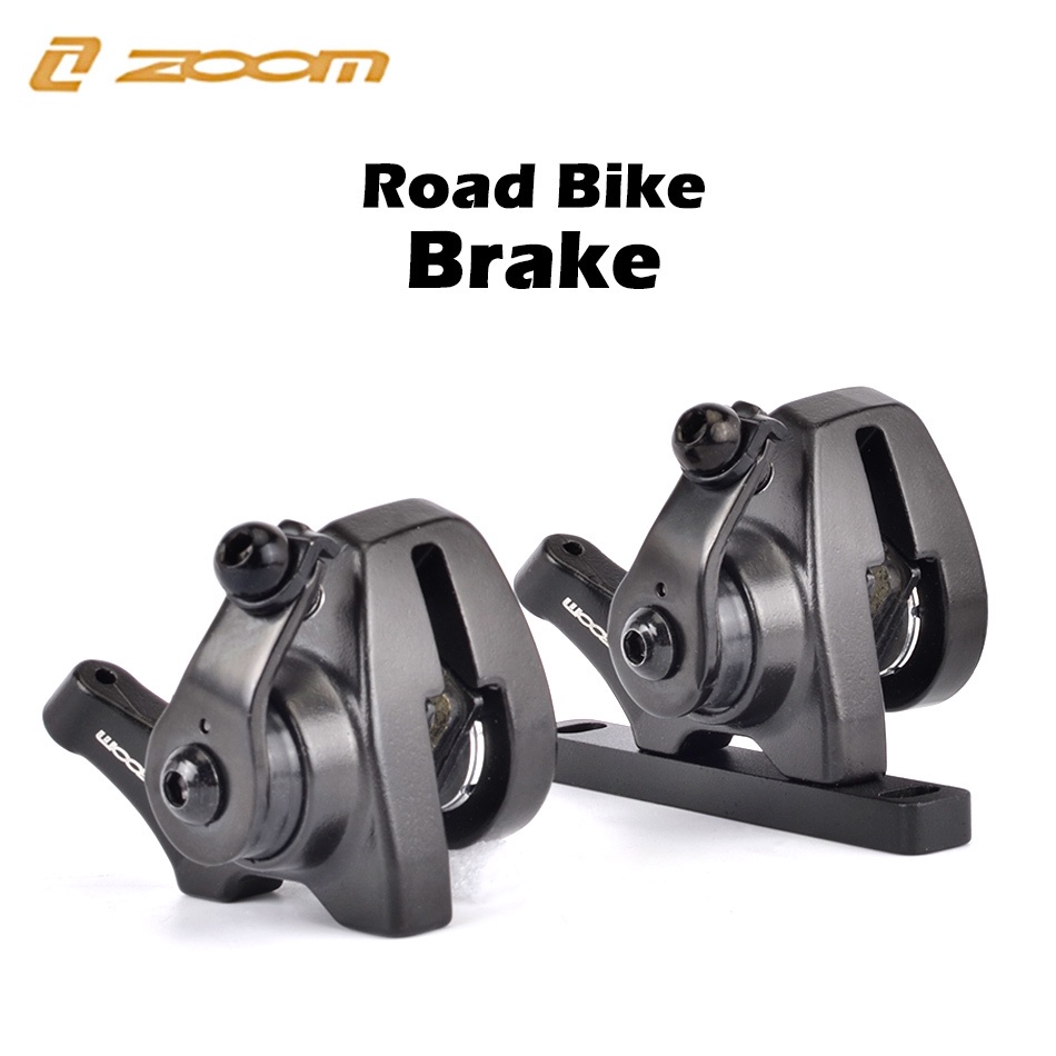 ZOOM DB580 Road Bike Line Pull Flat Mount single Piston Mechanie Disc ...