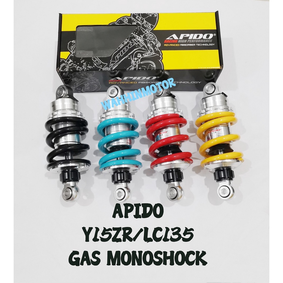 [ APIDO ] Y15ZR V1 V2 Y16ZR LC135 LC Y15 Y16 RS150 RSX RFS150 R18 ADJUSTABLE GAS MONOSHOCK MONO ...