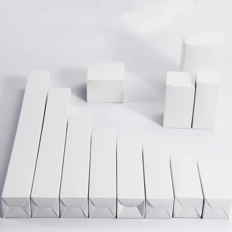 1pc White Gift Box Cardboard Packaging Box 350G Square Rectangular ...