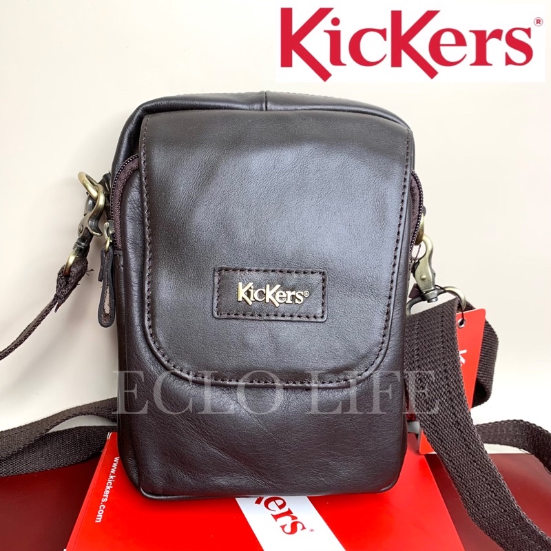 Kickers Sling Bag Genuine Leather 100% Original [87611] | Shopee Malaysia