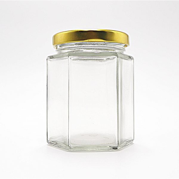 (10pcs) 45ml Hexagon Glass Bottle/ 45cc glass bottle/ Glass Jar/ Gelas ...