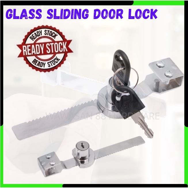 Kunci Sliding Pintu Kabinet Kaca Window Lock Glass Sliding Door Saw ...