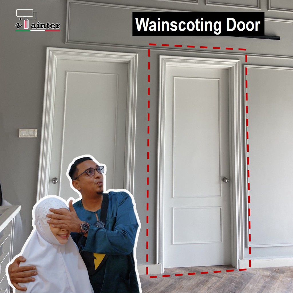 Wainscoting Door Siap Potong/ Pintu / Bukan Kayu PU (HARD) (BUKAN FOAM ...